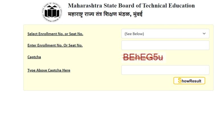 MSBTE Diploma Result 2025 Winter 2024 (OUT) 1st, 3rd, 5th Sem Results @ msbte.org.in